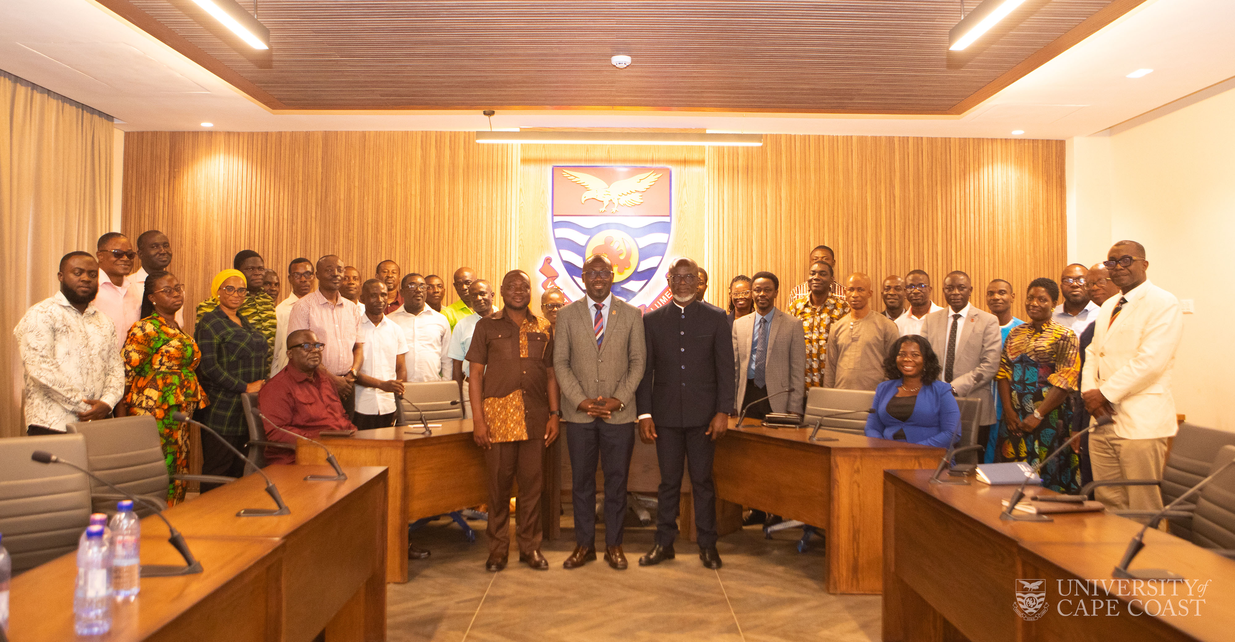 CCMA team interacts with UCC management | University of Cape Coast